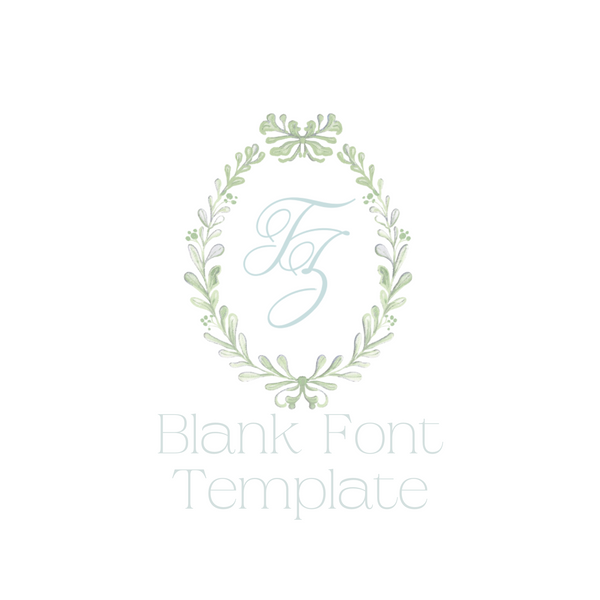 Blank Editable Font Template for Print and Webpages – Tracie Zegel ...